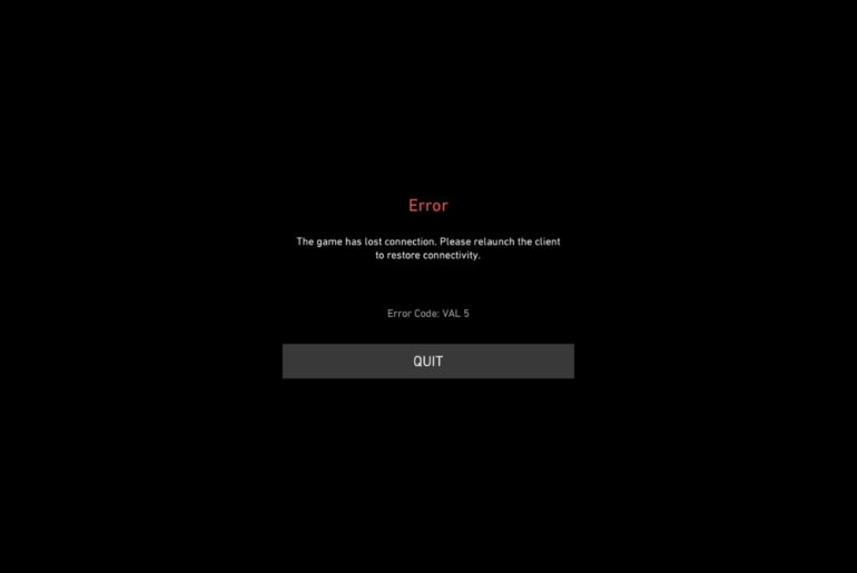 VAL 5 Error in Valorant - How to Fix It in 5 Minutes